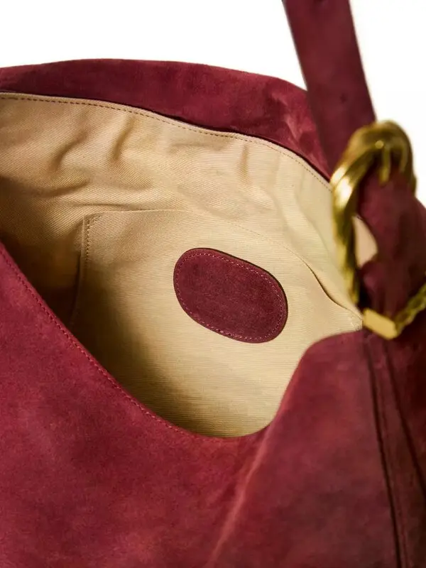 TWINSET Liliane Suede Bag With Buckles
