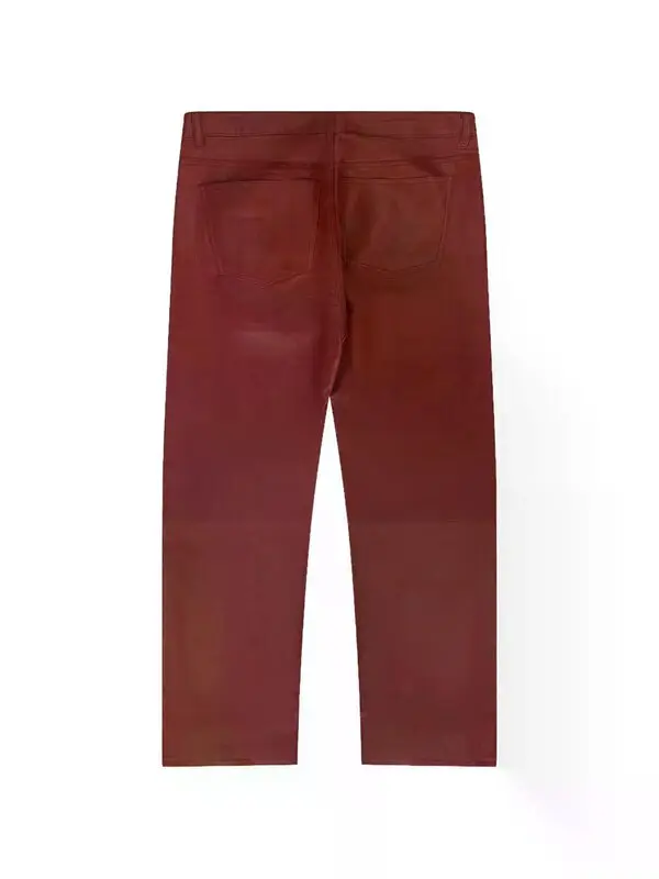 DENIM TEARS Kiss My Grits Leather Trousers