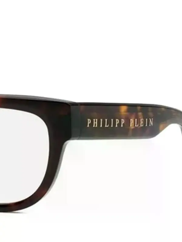 Philipp Plein Tortoiseshell Logo Frames