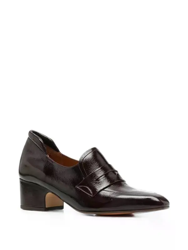 Chie Mihara Curintia Patent-finish Block-heel Heeled Pumps
