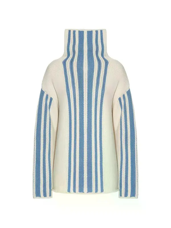 Malo Intarsia-knit High-neck Sweater