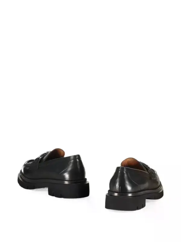 Bally Logo-plaque Leather Loafers