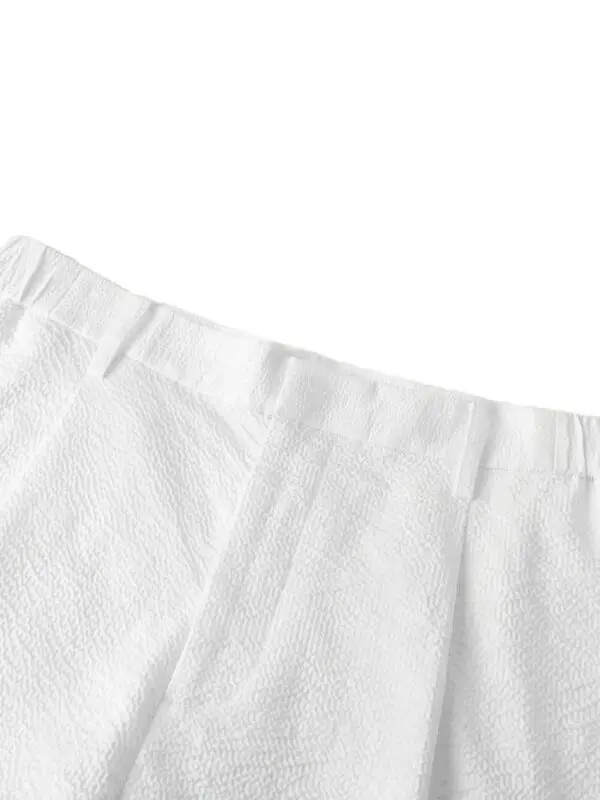 Shanghai Tang Seersucker Tailored Trousers