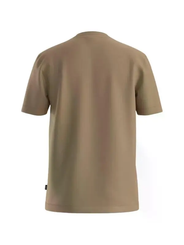 BOSS Logo-embroidered T-shirt - Neutrals