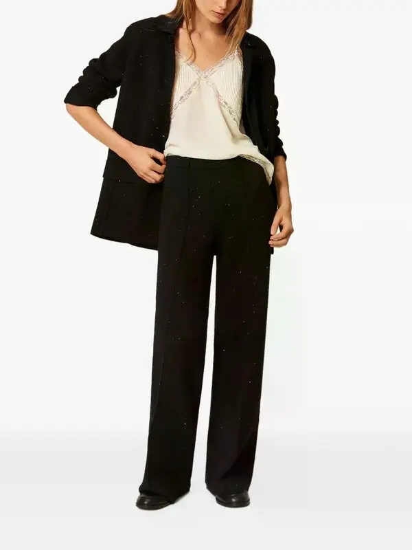 TWINSET Knit Trousers With Sequins