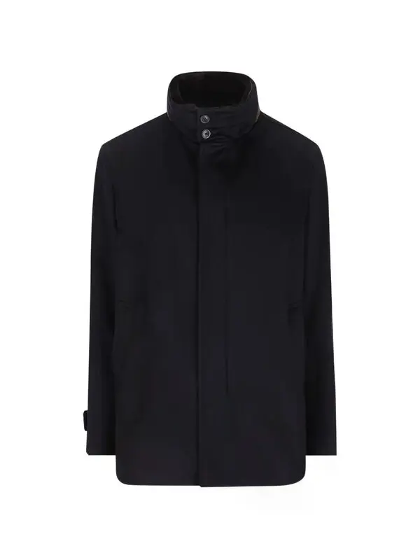 Herno High-neck Button-up Jacket