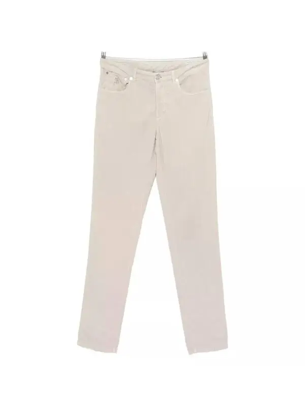 Brunello Cucinelli Straight-leg Corduroy Trousers - Neutrals