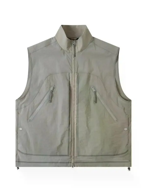SPOONYARD Zip-up Funnel-neck Vest