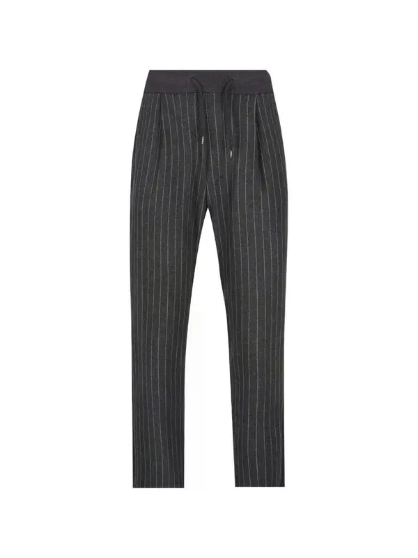 Herno Pinstriped Drawstring Trousers