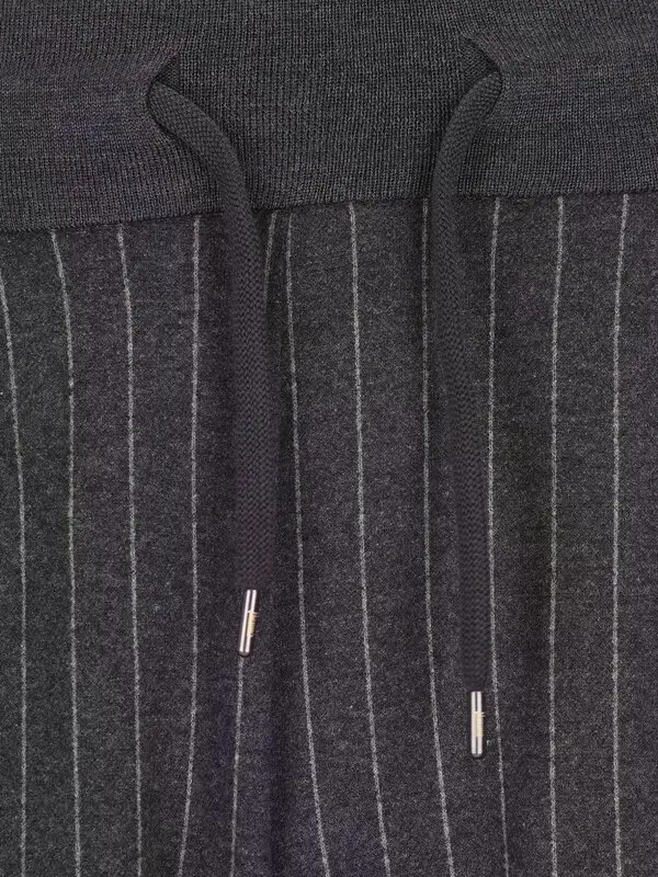 Herno Pinstriped Drawstring Trousers