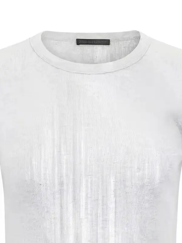 DRYKORN Koale Ribbed-knit Short-sleeve T-shirt