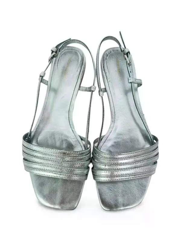 REFORMATION Millie Lattice Leather Sandals