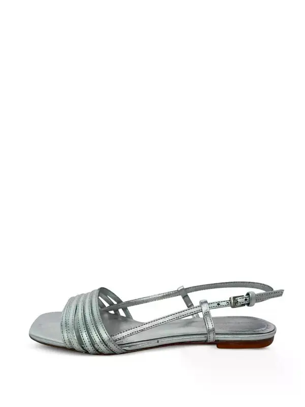 REFORMATION Millie Lattice Leather Sandals