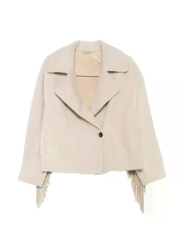 LISKA Fringe Detail Jacket
