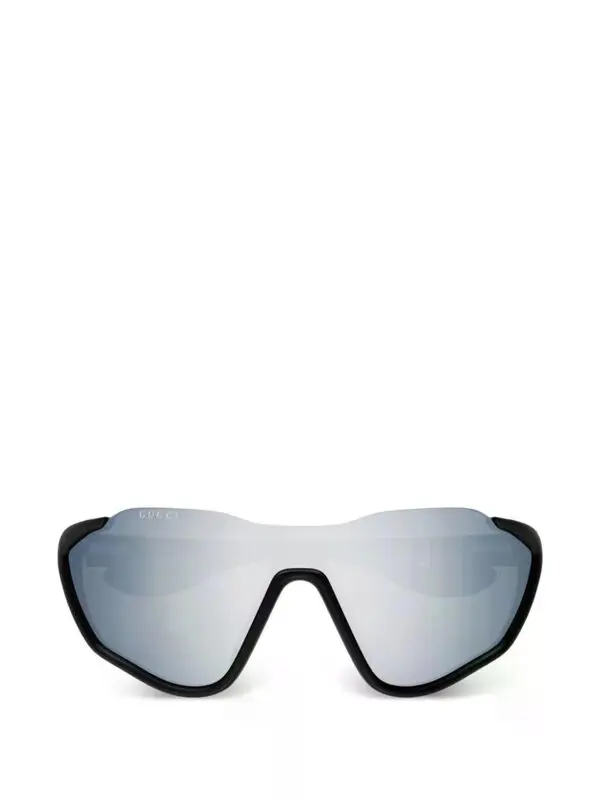 Gucci Geometric Frame Sunglasses - Black