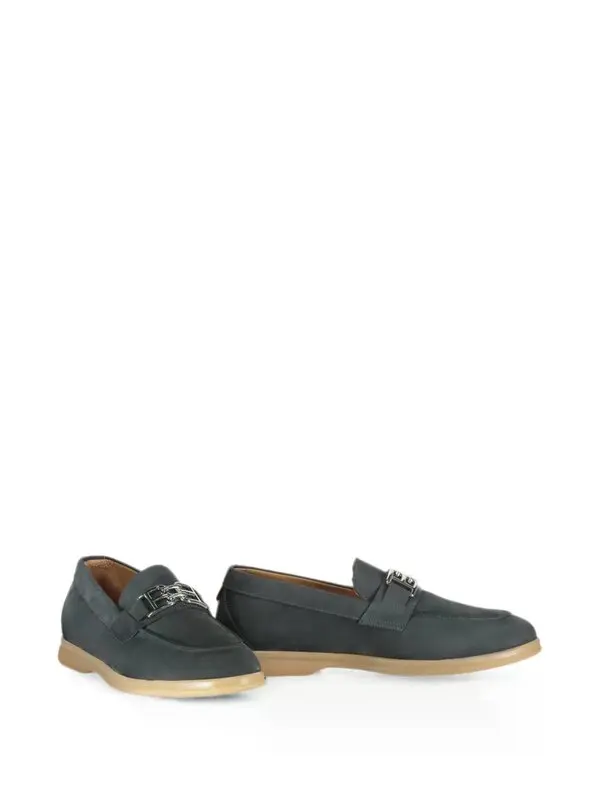 Bally Logo-plaque Leather Loafers