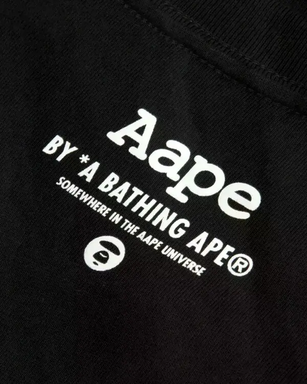 AAPE BY *A BATHING APE Moonface Logo-print T-shirt