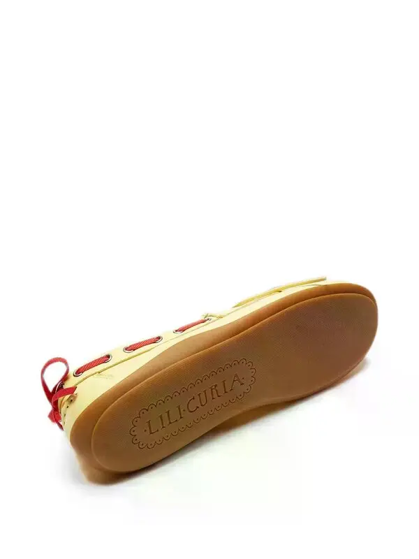 LILI CURIA Mara Leather Boat Shoes