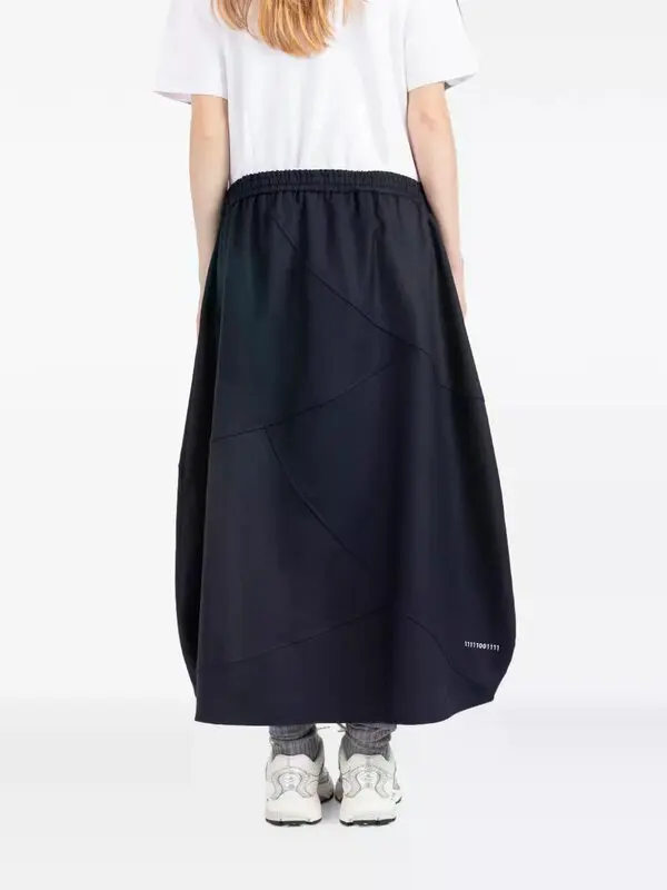 SOCIETE ANONYME Bunka Asymmetric Panelled Midi Skirt