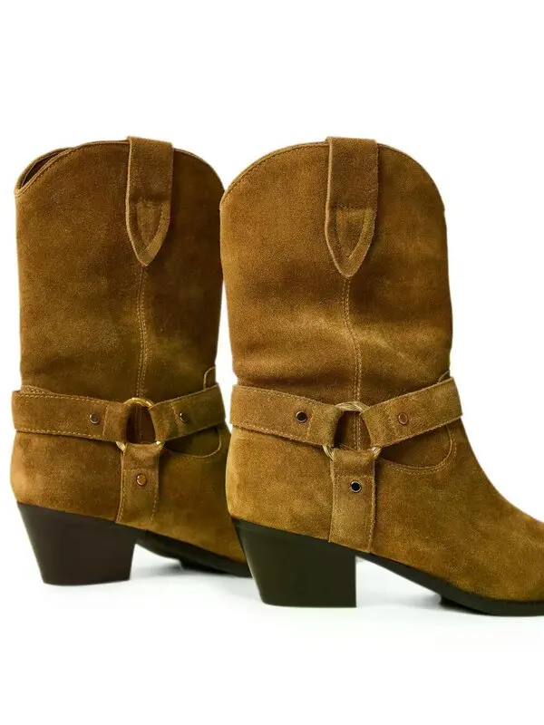 TWINSET Suede Ankle Boots