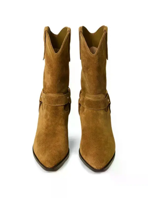 TWINSET Suede Ankle Boots