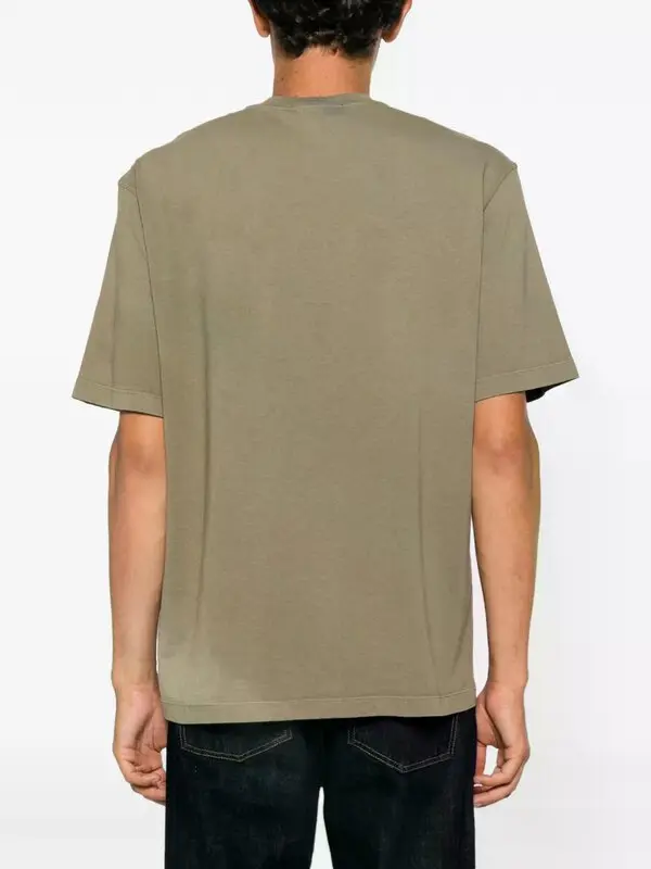 Stone Island Logo-print Chest-pocket T-shirt