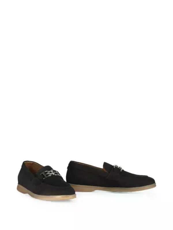 Bally Logo-plaque Leather Loafers