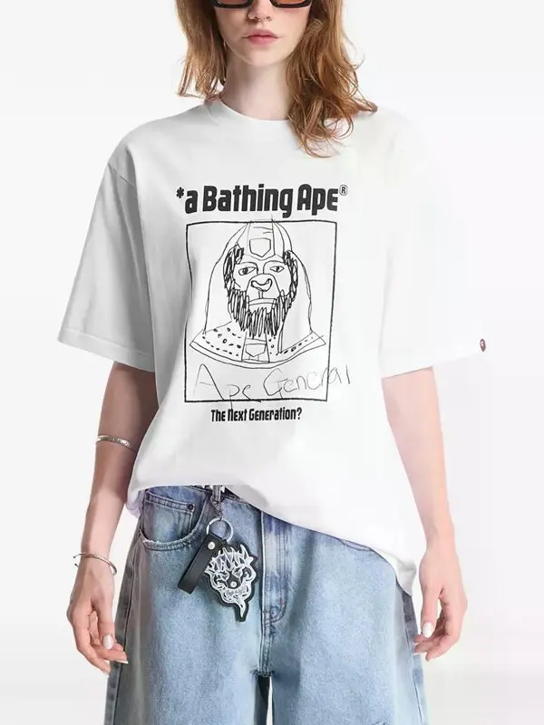 A BATHING APE Ape General Print T-shirt