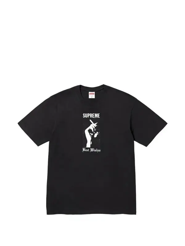 Supreme Wish Graphic-print T-shirt - Black