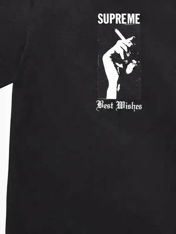 Supreme Wish Graphic-print T-shirt - Black