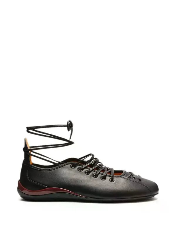 LILI CURIA Leather Ballet Flats