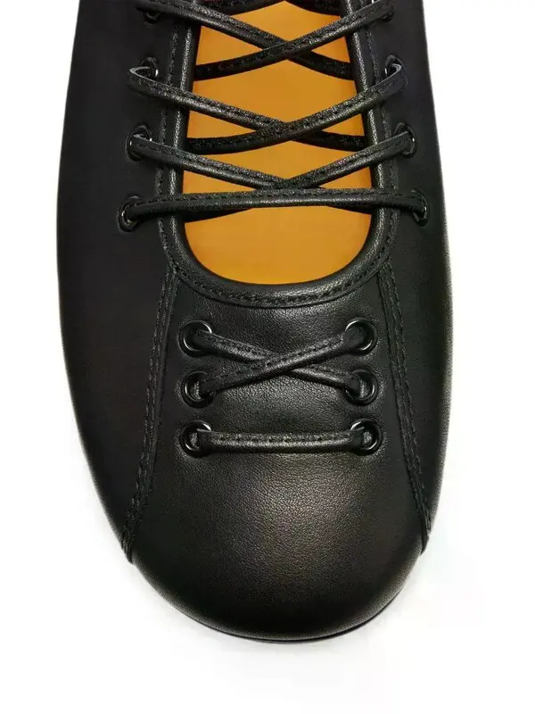 LILI CURIA Leather Ballet Flats