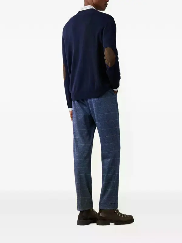 HACKETT LONDON Patch-detail Crew-neck Sweater