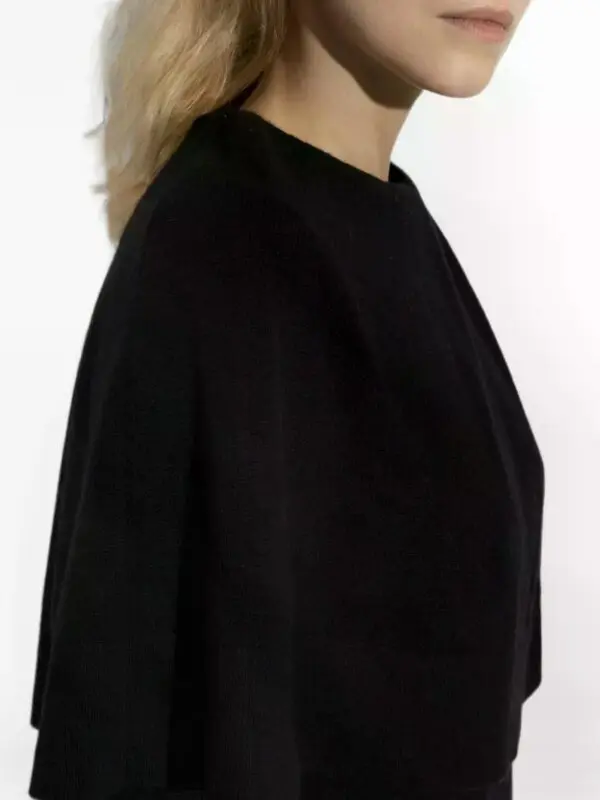 LISA YANG Jaylani Cape-overlay Sweater