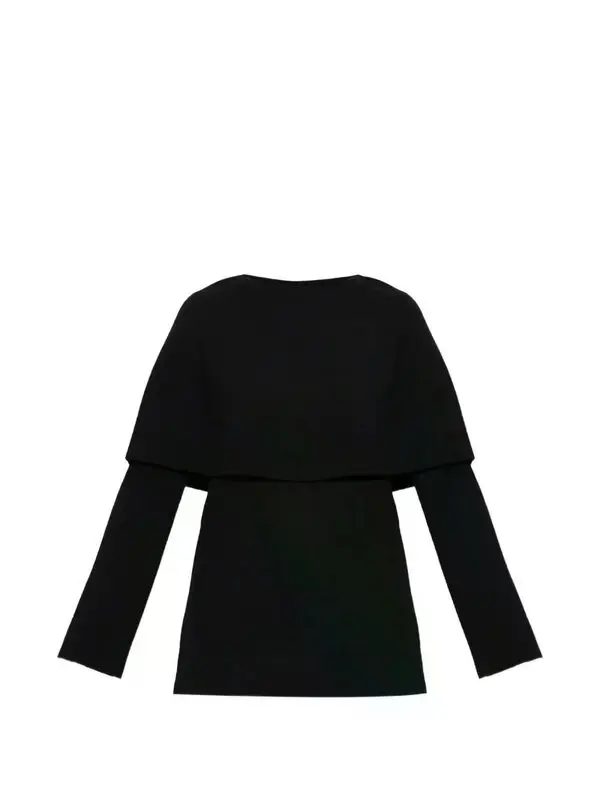 LISA YANG Jaylani Cape-overlay Sweater
