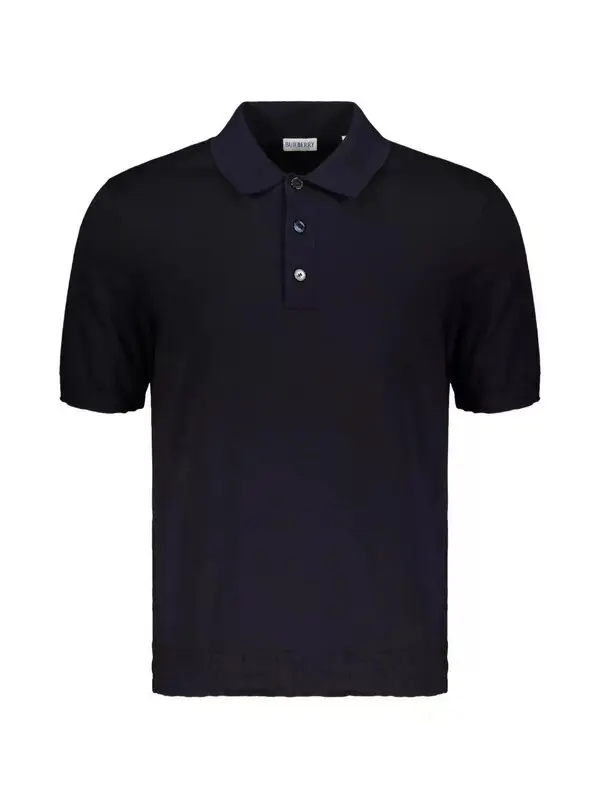 Burberry Short-sleeve Polo Shirt - Blue