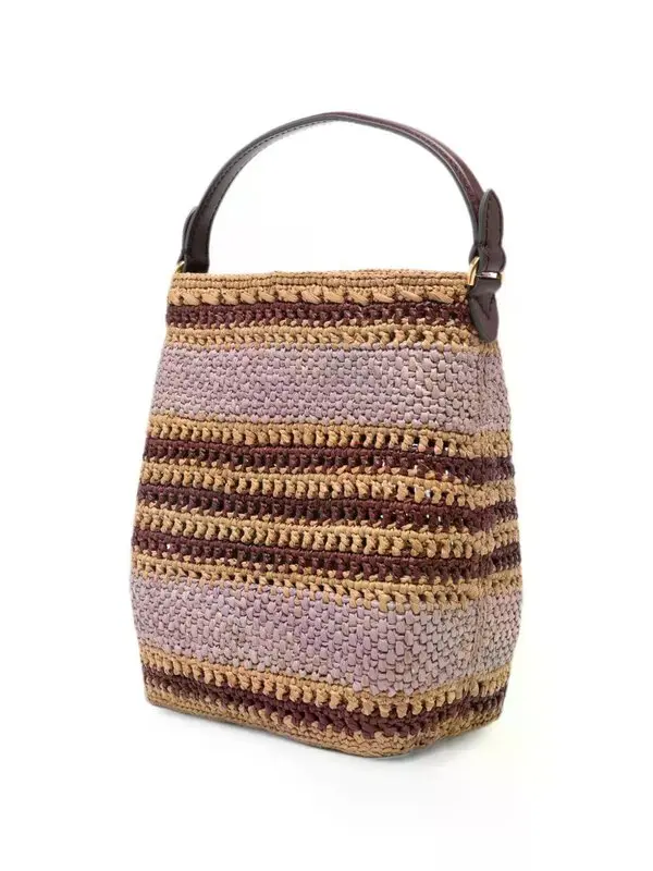 ANYA HINDMARCH Woven Stripe Bucket Bag