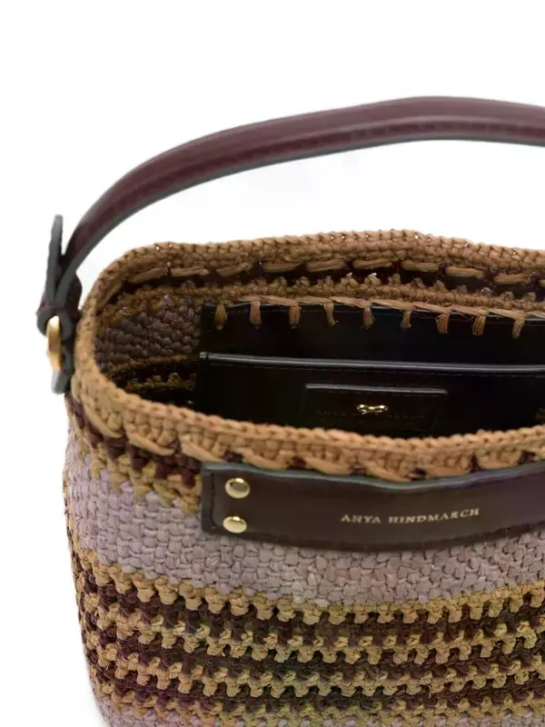 ANYA HINDMARCH Woven Stripe Bucket Bag