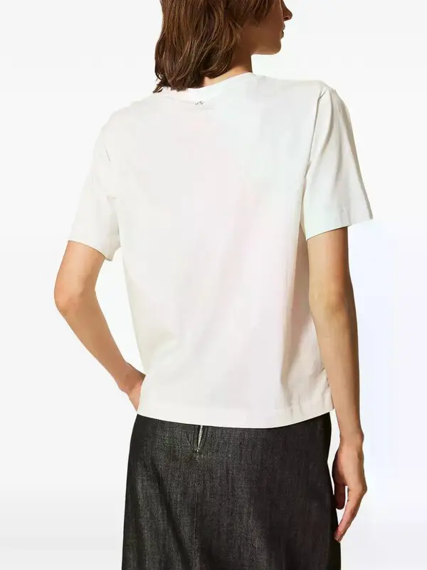 TWINSET Slim-fit T-shirt With Embroidery