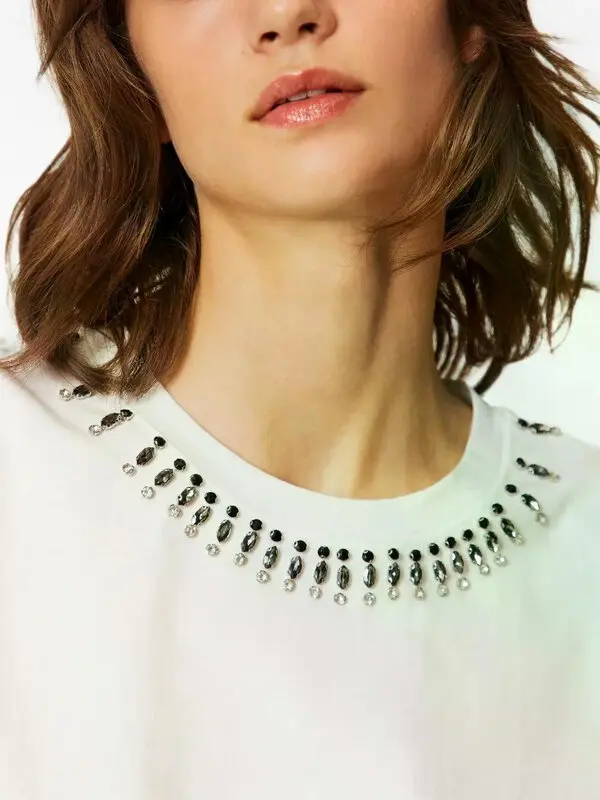 TWINSET Slim-fit T-shirt With Embroidery
