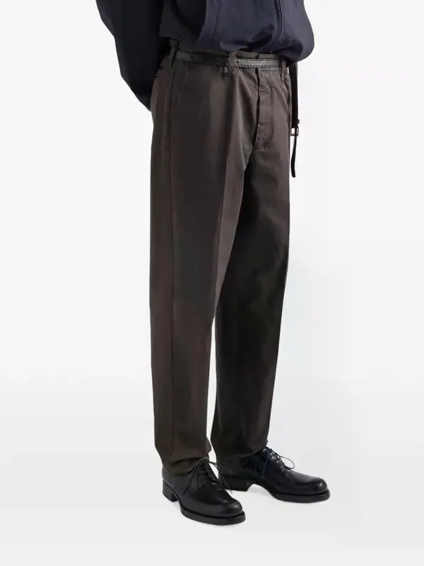 Prada Garment-dyed Cotton Pants