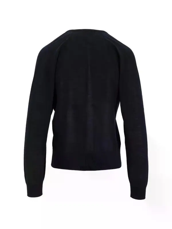 FORTE_FORTE V-neck Raglan-sleeve Sweater