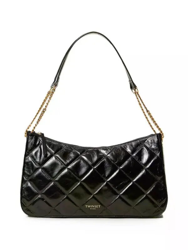 TWINSET Large Liliane Quilted Leather Bag