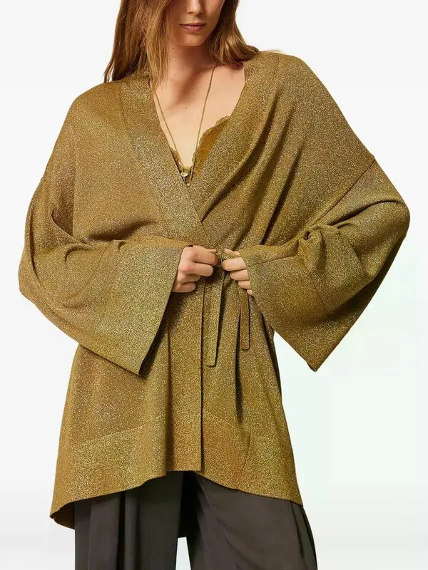TWINSET Kimono-style Cardigan With Lurex