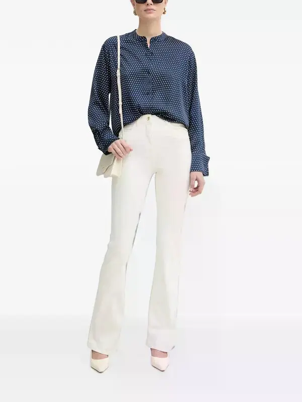 Patrizia Pepe Appliqué-detail Jeans - Neutrals