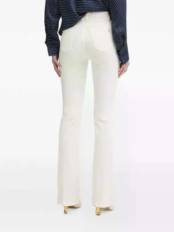 Patrizia Pepe Appliqué Detail Flare Jeans