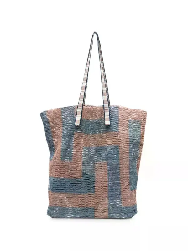 ÉPICE Geometric Pattern Tote Bag