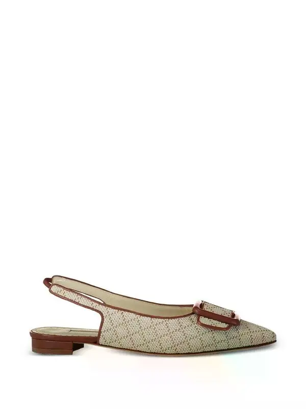 Manolo Blahnik Maylurabi Slingback Ballet Flats