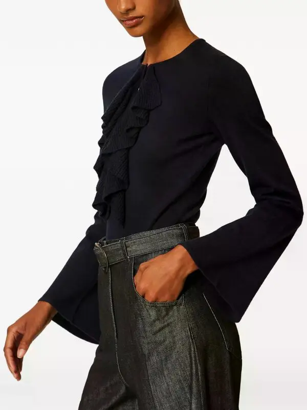 TWINSET Fitted Jumper With Ruffles