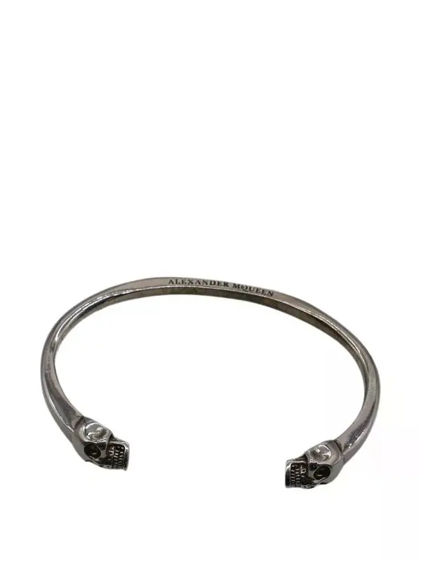 Alexander McQueen Twin Skull Cuff Bracelet